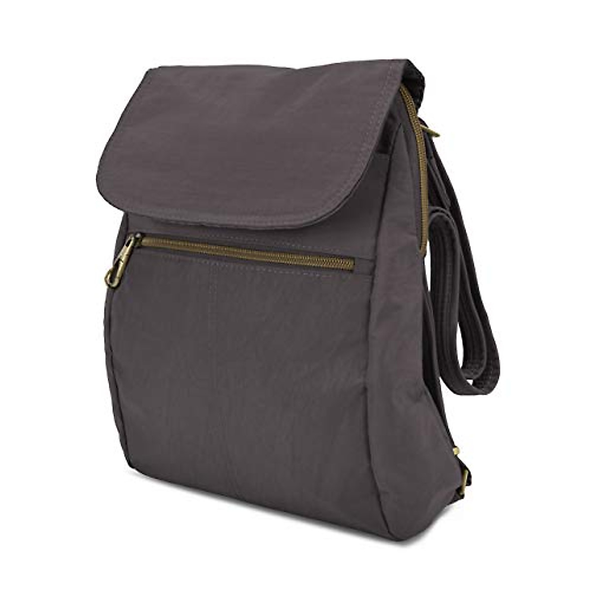 Travelon Anti-theft Signature Slim Backpack, Smoke