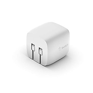Belkin BoostCharge USB C 30W GaN Wall Charger - iPhone Charger w/ Power Delivery - iPhone Charger Fast Charging - USB C Charger Compatible with MacBook Pro, iPhone 14, iPhone 13, iPhone 12, iPad Pro