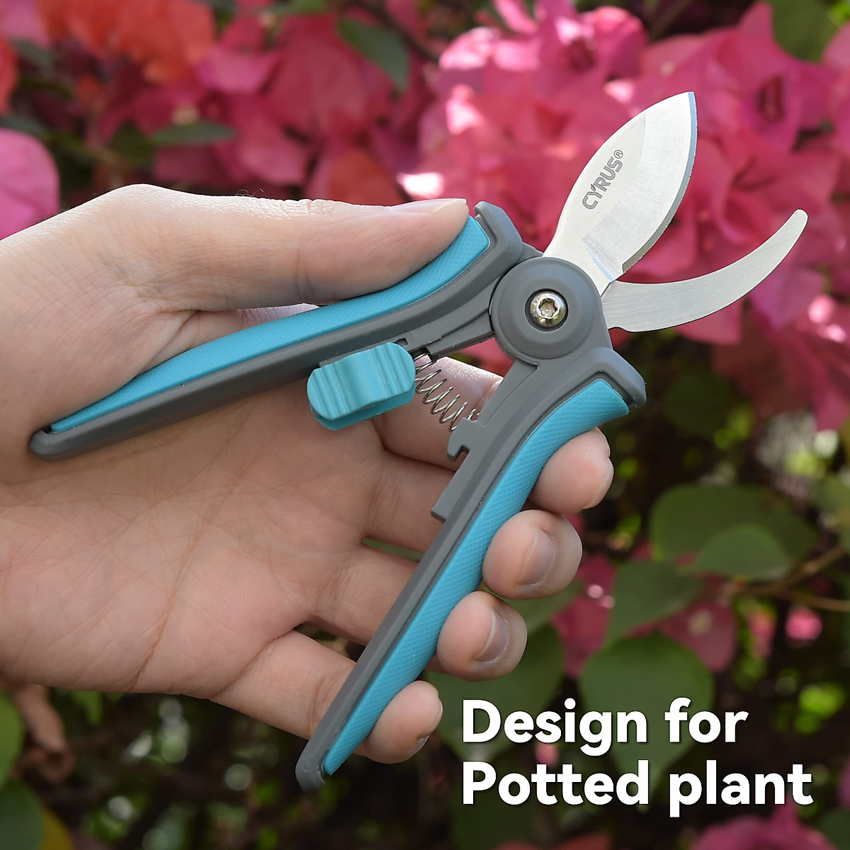 2Pcs Garden Shears Pruner Secateurs & Pruning Scissors Flower Sharp Gardening hand tools Florist Bonsai Cutters Plant Floral Snips