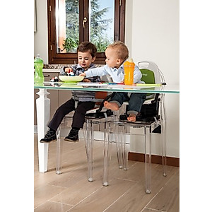 Peg Perego Rialto - Booster Seat - Suitable for Children 6 Months and up - Made in Italy - Arancia (Orange)