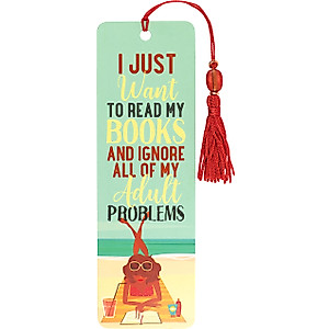 Just Want to Read Beaded Bookmark