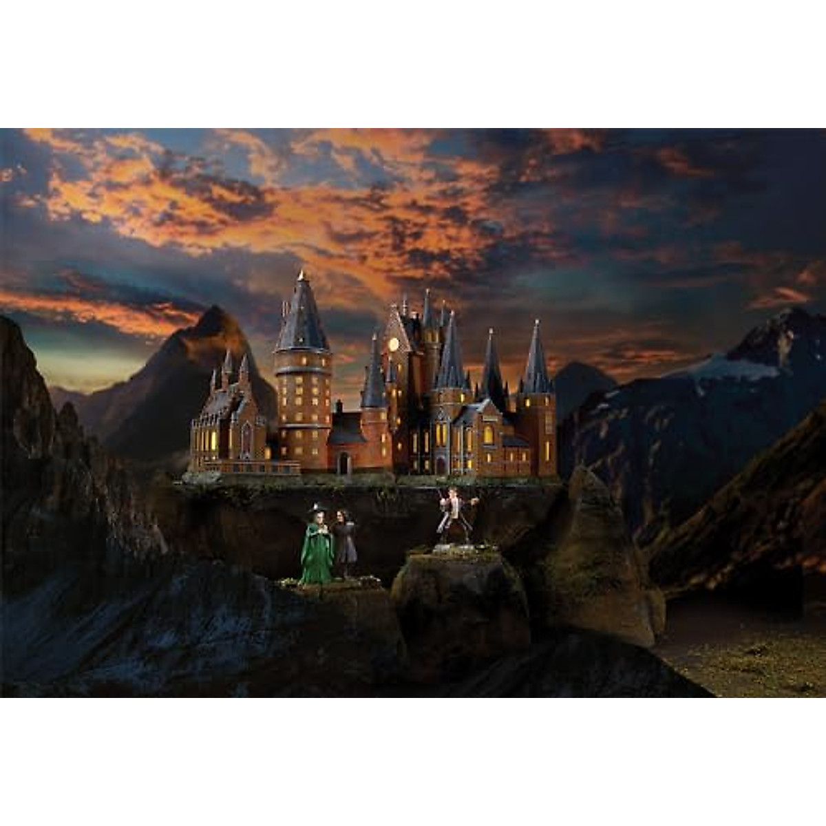 Department56 Potter Village Accessories Harry and Headmaster Figurine Set, 3.15", Multicolor, 2 Count