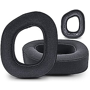 HS80 Ear Pads Compatible with HS80 Headset I Thicker Enhanced Memory Foam - More Breathable Comfort Micro Surface Texture Leather by DIMOST