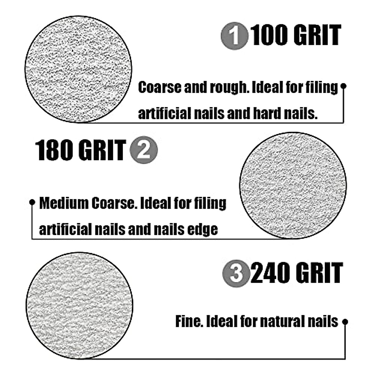 21 Pcs Professional Nail Files Set,16 Pcs Double Sided 180/240 Grits Long Lasting Polisher Washable Emery Boards for Acrylic & Natural Nails,Manicure Nail Styling Tool for Home and Salon Use