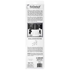 Kidswitch Light Switch Extender for Kids (2 Pack) - Award Winning, Easy Grab Handle, Glow-in-The-Dark