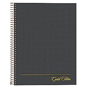 Ampad Gold Fibre Designer, Project Planner,Size 9-1/2 x 7-1/4, Asst Covers, 84 Sheets per Notebook (20-817),White