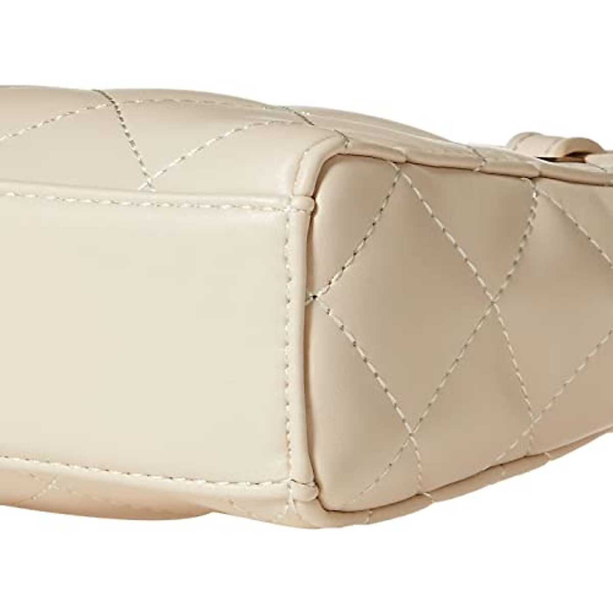 The Drop Women's Nessa Mini Quilted Bag, Bone, One Size