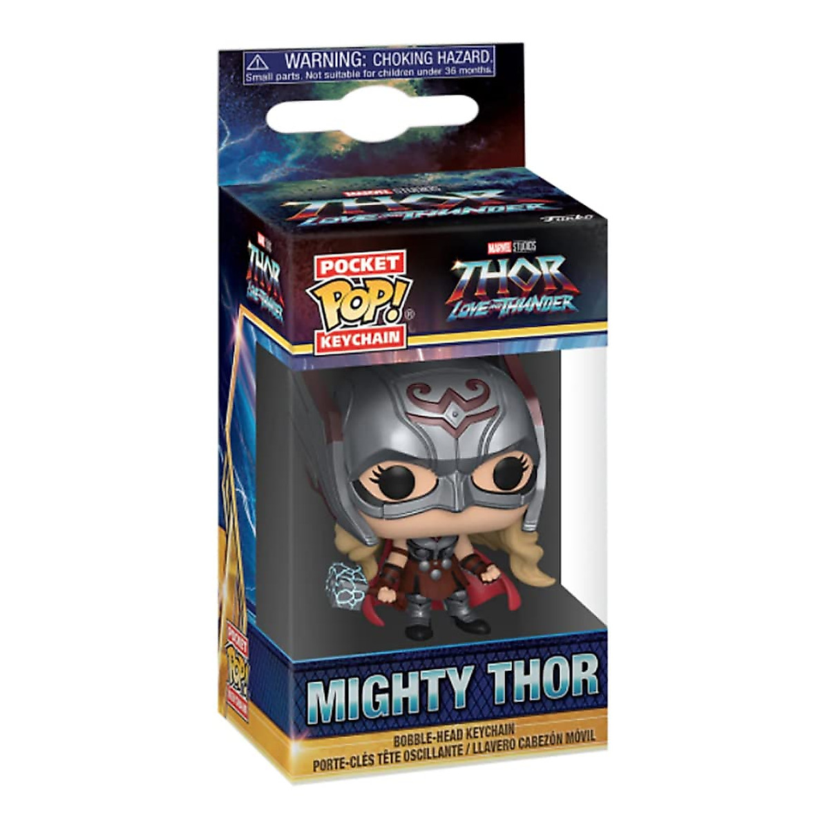 Funko Pop! Keychain Marvel Thor: Love and Thunder - Mighty Thor
