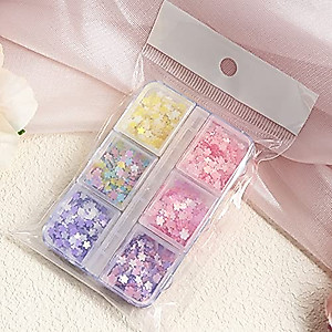 Flowers Glitter Resin Fillings Flakes Sequins Epoxy Resin Mold Fillers for DIY Jewelry Making Nail Art Decors