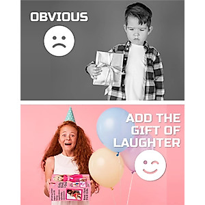 Skywin Prank Gift Box Sleeve - Fake Prank Box disguise Gift a Girly Dress-Up Doll for adults or kids - Novelty Gag Gift Box for Pranksters (Doll)