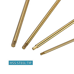 INJORA 4 PCs RC Hex Screw Driver Set, Allen Wrenches Sets 1.5mm 2.0mm 2.5mm 3.0mm Hexagon Head Screwdriver Wrenches, RC Car Repair Tool Kit for RC Model Car Boat Helicopter