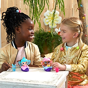 Baby Alive Glo Pixies Minis Doll, Plum Rainbow, Glow-in-The-Dark Doll for Kids Ages 3 and Up, 3.75-Inch Pixie Toy with Surprise Friend