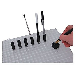 Creator's Waffle Grid 2-Pack - Seen On HGTV/DIY Cool Tools Network - 100% USA Solid Bottom Modular - Glass Cutting, Small Parts, Liquid Containment, Grow Room, Medical - Home, Office, Clinic, Shop