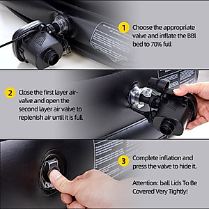 Neoflavie New Upgraded BBL Bed with Hole-Inflatable BBL Bed After Surgery,Brazilian Butt Lift Surgery Recovery Mattress with Carrying Bag & Air Pump,Waterproof Plant Velvet Touch for Relax Sleep-Pink