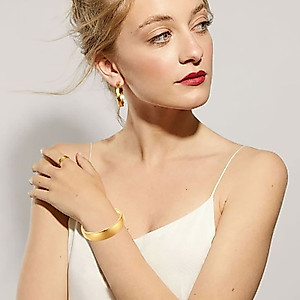 ENSKEFEN 14K Gold Bracelets for Women Adjustable Slider Bracelet Bangle Bracelets for Women Gold Chain Bracelet