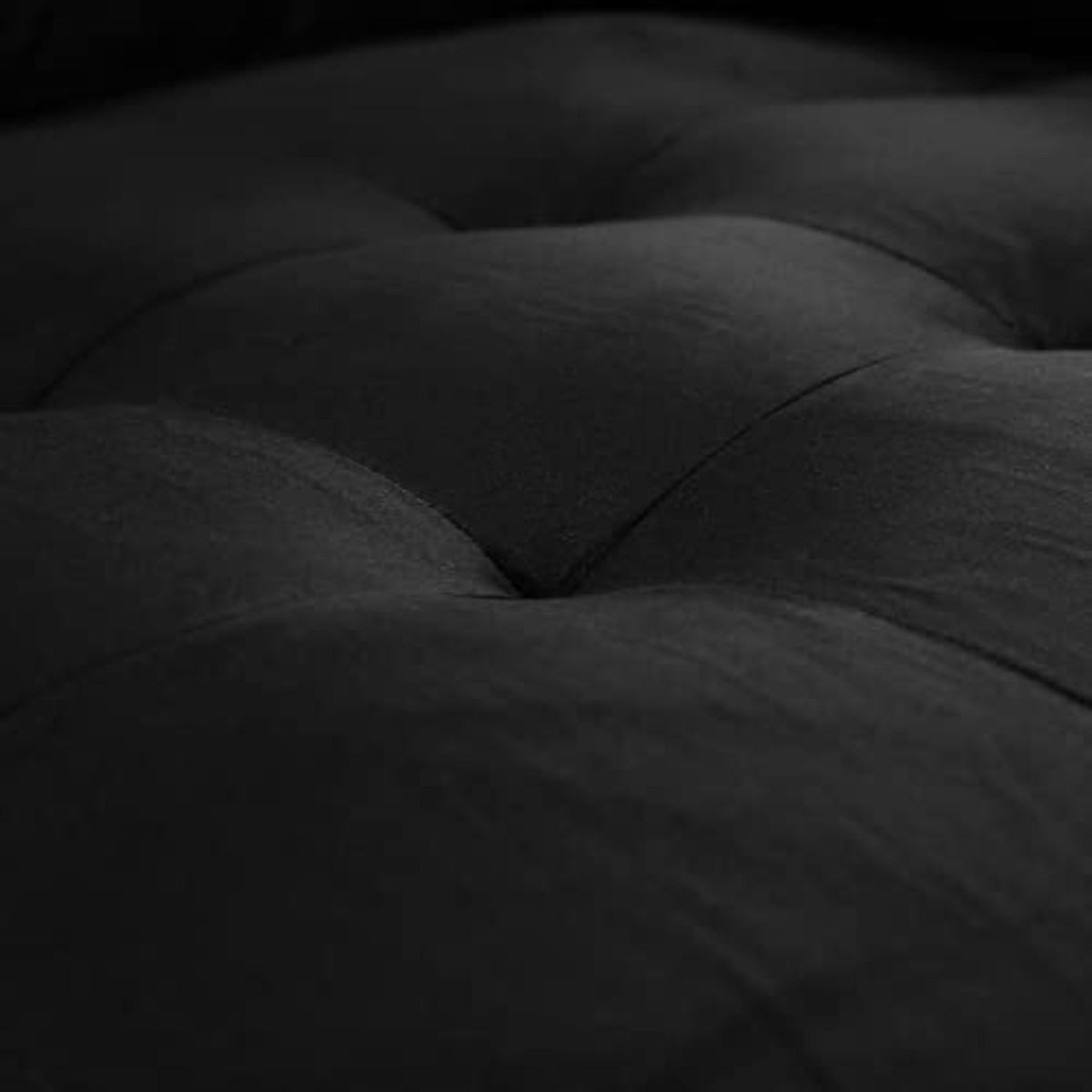 Modern Soft Loveseat Sofa for Small Space, 2-Seating Upholstered Couch with 2 Pillows for Apartment Living Room (Black), 55.5 x 33 x 34.25 inch