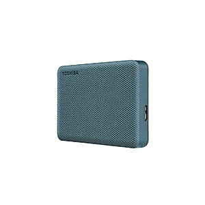 Toshiba Canvio Advance 4TB Portable External Hard Drive USB 3.0, Green - HDTCA40XG3CA