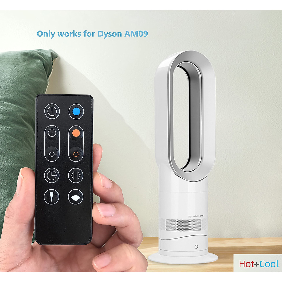 Replacement Remote Control for AM09 Dyson Hot + Cool Tower Fan Heater Cooler