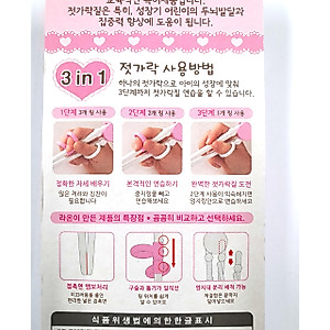 LENITH Cute Cat Brain Training Helper Chopsticks for Right Handed