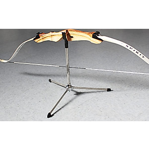 Southland Archery Supply SAS Stainless Steel Heavy Duty Bow Stand for Recurve Bow Longbow Takedown Bow