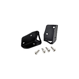 Rough Country Lower Windshield Light Brackets for 07-18 Jeep Wrangler JK - 70044 , Black
