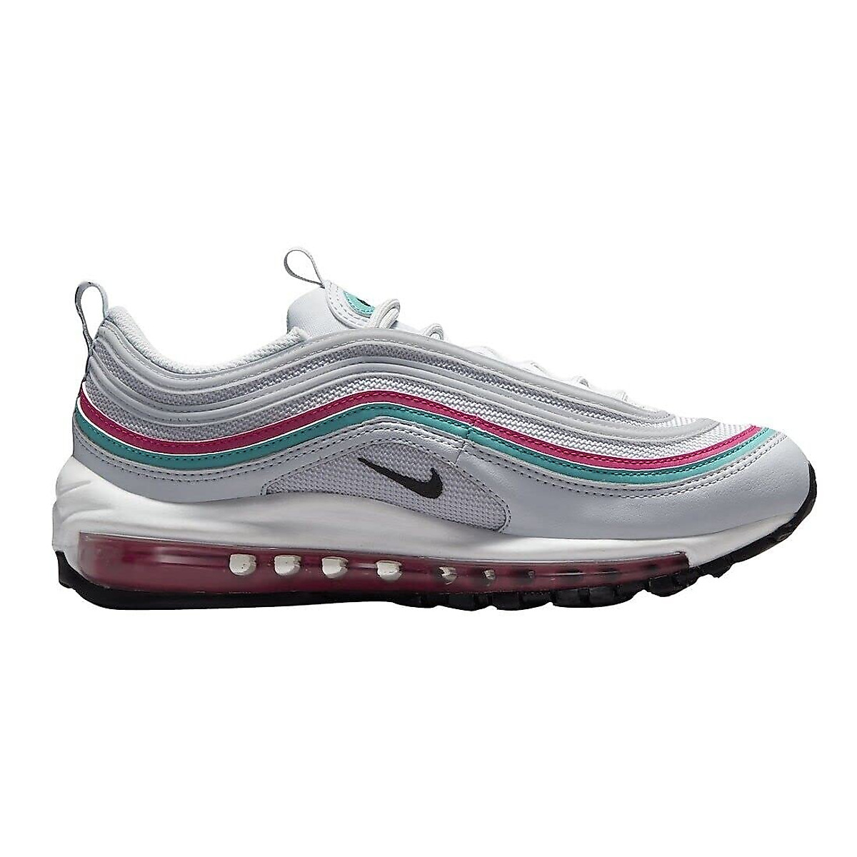 Nike Women's Air Max 97 Pure Platinum/Black-Pink Prime (DH5093 001) - 7