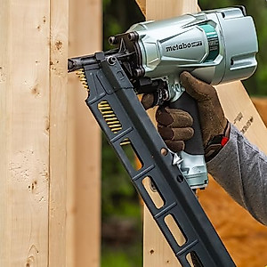 Metabo HPT Pneumatic Framing Nailer + 18V Impact Driver Pro Bundle Kit, 3-1/4-Inch Framing Nailer with BONUS 18V Triple Hammer Impact Driver Kit, KNR83A5(S)