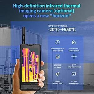 Big Walnut B2 Rugged Smartphone(2023), eSIM Dual 5G 8GB+256GB Rugged Phone Unlocked, 5.5" FHD+ Rugged Cell Phone, Android 12, 64MP Camera, 24MP Night Vision, NFC ATEX Smartphone（Yellow）