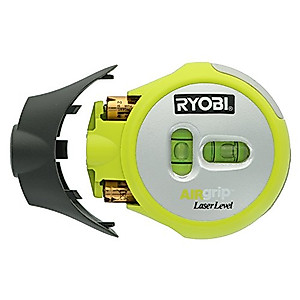 Ryobi ELL1002 Air Grip Compact Laser Level with Tripod Mounting and Corner Rounding Capability (AAA Batteries Included)