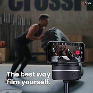 Pivo Max Performance Auto Tracking Phone Holder, Horse Tracker, Face & Body AI-Powered for Equestrians and Athletes, 360° Rotation for DSLR Camera with Remote Control