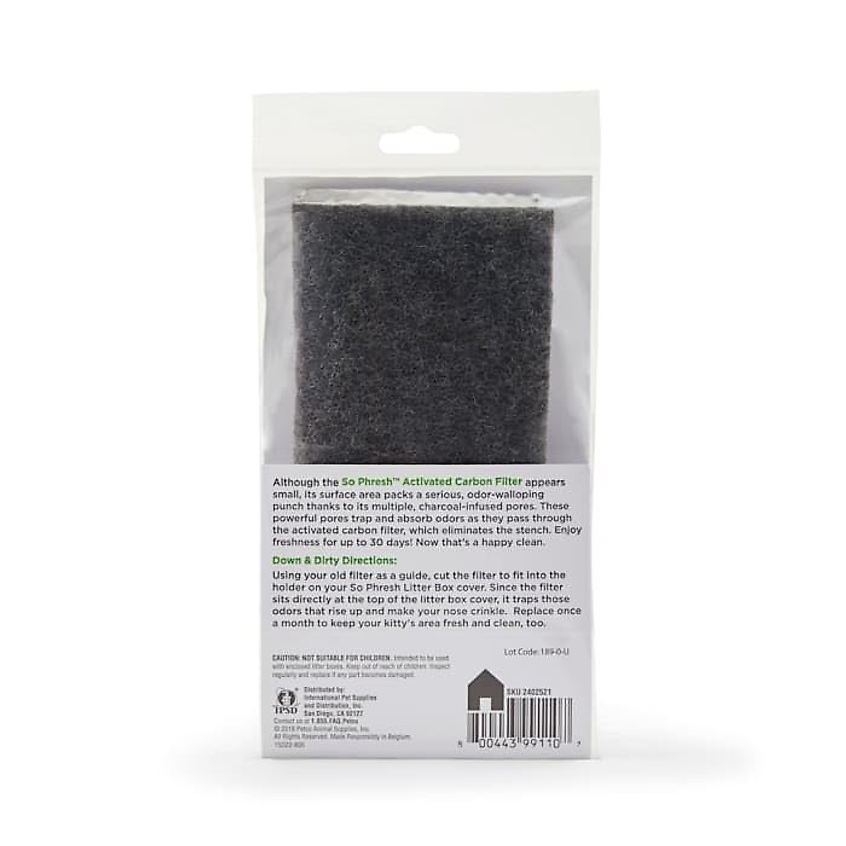 So Phresh Cat Litter Box Replacement Carbon Filter