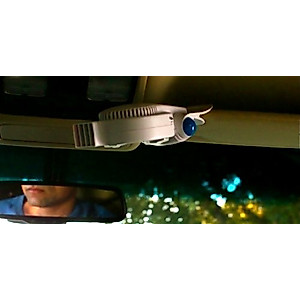 Cool On The Go Clip On Fan with LED Lights - Bladeless Fan for Stroller - USB Desk Fan - Wearable Fan - Compact Portable Tent Fan & Much More. Magenta/White