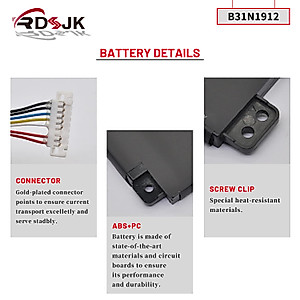 B31N1912 C31N1912 Laptop Battery for Asus VivoBook 14 E410M E410MA L410M L410MA E410KA E510MA E510KA F414MA L510MA R522MA E410MA-EK007TS EK087T E410MA-EK991TS L410MA-BV077TS E510KA-EJ033TS 11.55V 42Wh