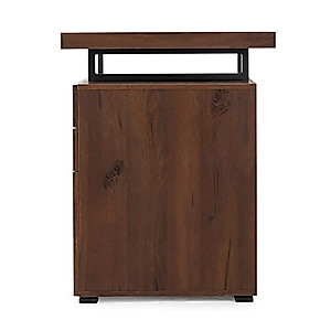 Monarch Specialties Home Office 47 Inch Long Versatile Right/Left Facing Compact Computer Desk, Dark Cherry Wood Look Finish