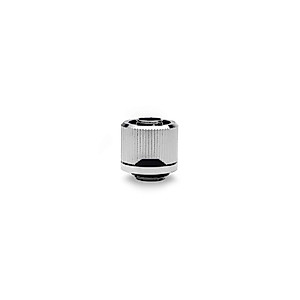 EKWB EK-Quantum Torque STC-10/16 Compression Fitting for Soft Tubing, 10/16mm (3/8" ID, 5/8" OD), Nickel