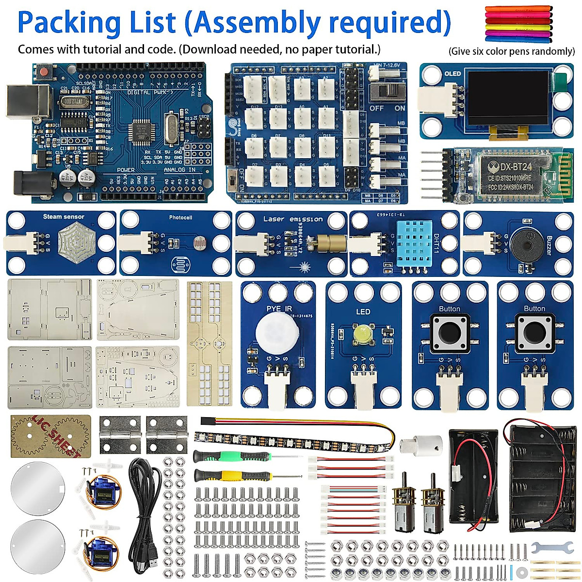 STRAYSNAIL Smart Home Starter Kit for Arduino Project, DIY Home Automation Kit for Beginner Teens Adults, Programmable Electronic Kits for Learning and Teaching