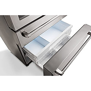 Thor Kitchen 36 Inch Professional French Door Refrigerator with Ice and Water Dispenser - TRF3601FD