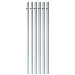 Southern Homewares Acrylic Drinking Straws, Set of 6 - Fits 10oz, 12oz, 16oz, 20oz Tervis Tumbler Replacements