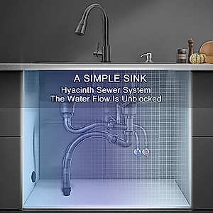 Commercial Restaurant Kitchen Sink, Kitchen Sink Stainless Steel Single Bowl With Pull-Out Faucet Single Bowl Big Sinks, 304 Stainless Steel Sink With Drain Strainer And Accessories (Color : A, Size