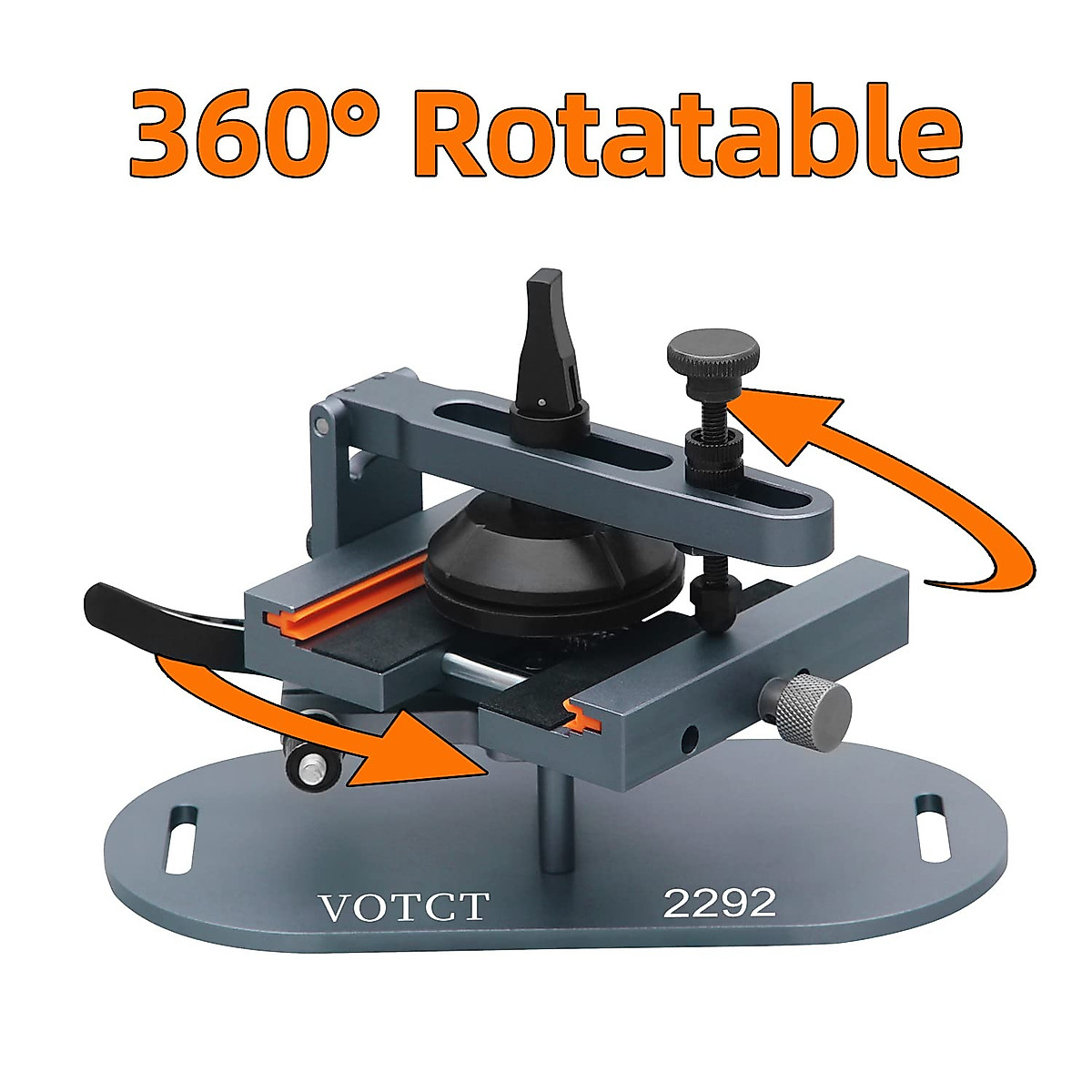 VOTCT Phone Screen Separator Aluminium Alloy Phone Screen Opener with Suction Cup Heating Free 360 Rotatable LCD Screen Opening Tool Cellphone Repair Jig Kit Compatible for iPhone Samsung Huawei