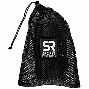 Sports Research Sweet Sweat Arm Trimmers for Men & Women | Increases Heat & Sweat Production to The Bicep Area | Includes Mesh Carrying Bag (Pink, Medium)