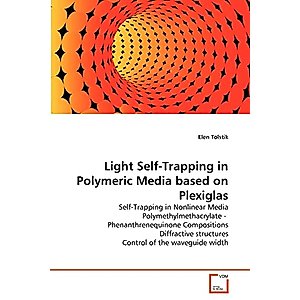 Light Self-Trapping in Polymeric Media based on Plexiglas