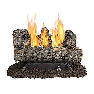 Pleasant Hearth VFL2-SO18DT 18" Southern Oak Vent Free Gas Log Set 30,000 BTU's