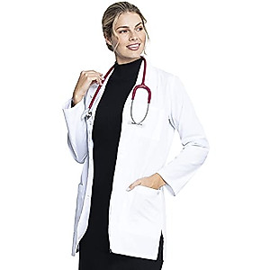 Dickies Women's 32" Poplin Lab Coat 84400, S, White