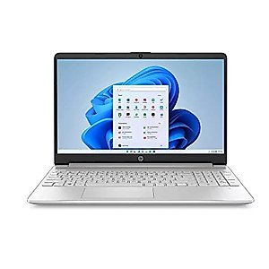 HP 15.6" Laptop with Windows Home in S Mode - Intel Core i3 11th Gen Processor - 8GB RAM Memory - 256GB SSD Storage - Silver (15-dy2035)