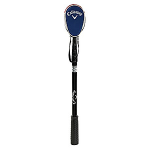 Callaway Golf Ball Retriever for Water, Telescopic with Dual-Zip Headcover, Black, 15 Feet