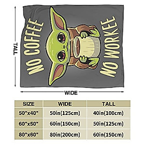 SDINAZ Blanket Ultra-Soft Micro Fleece Blanket Throw Super Cozy and Comfy for All Seasons for Kids Adults Warm Throw (50inx40in)