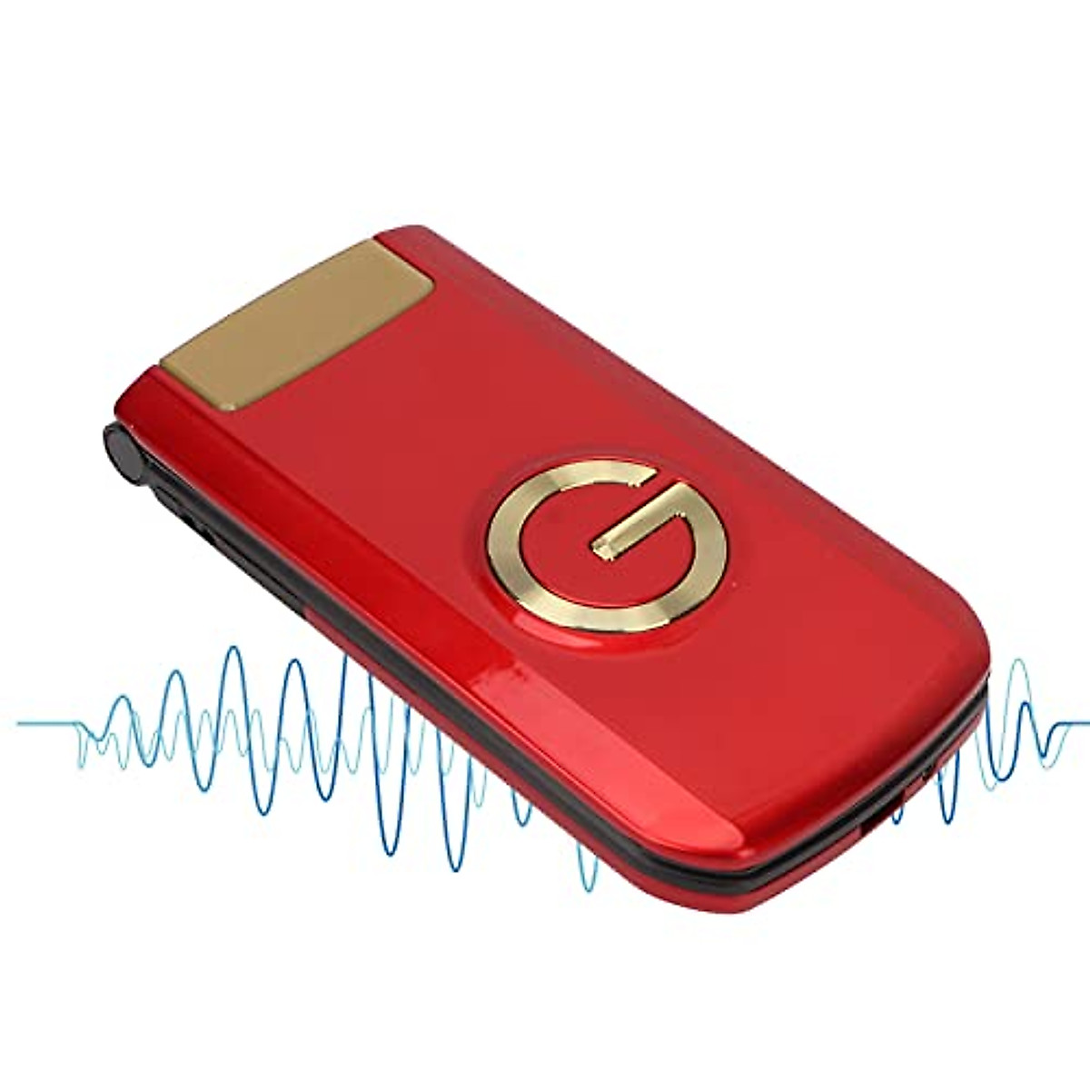 lonuo Cell Phone for Seniors, 100 to 240V 26x18 Dual Magnetic Speakers Wide Screen Unlocked Flip Phone 3D Keys for Daily Use (Red)