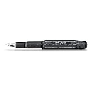Kaweco AL SPORT Fountain Pen Stonewashed Black F