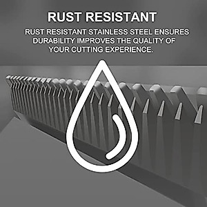 Ceramic Blade Dog Grooming Detachable Compatible with Andis Hair Clippers (#10:1/16"(1.5mm))